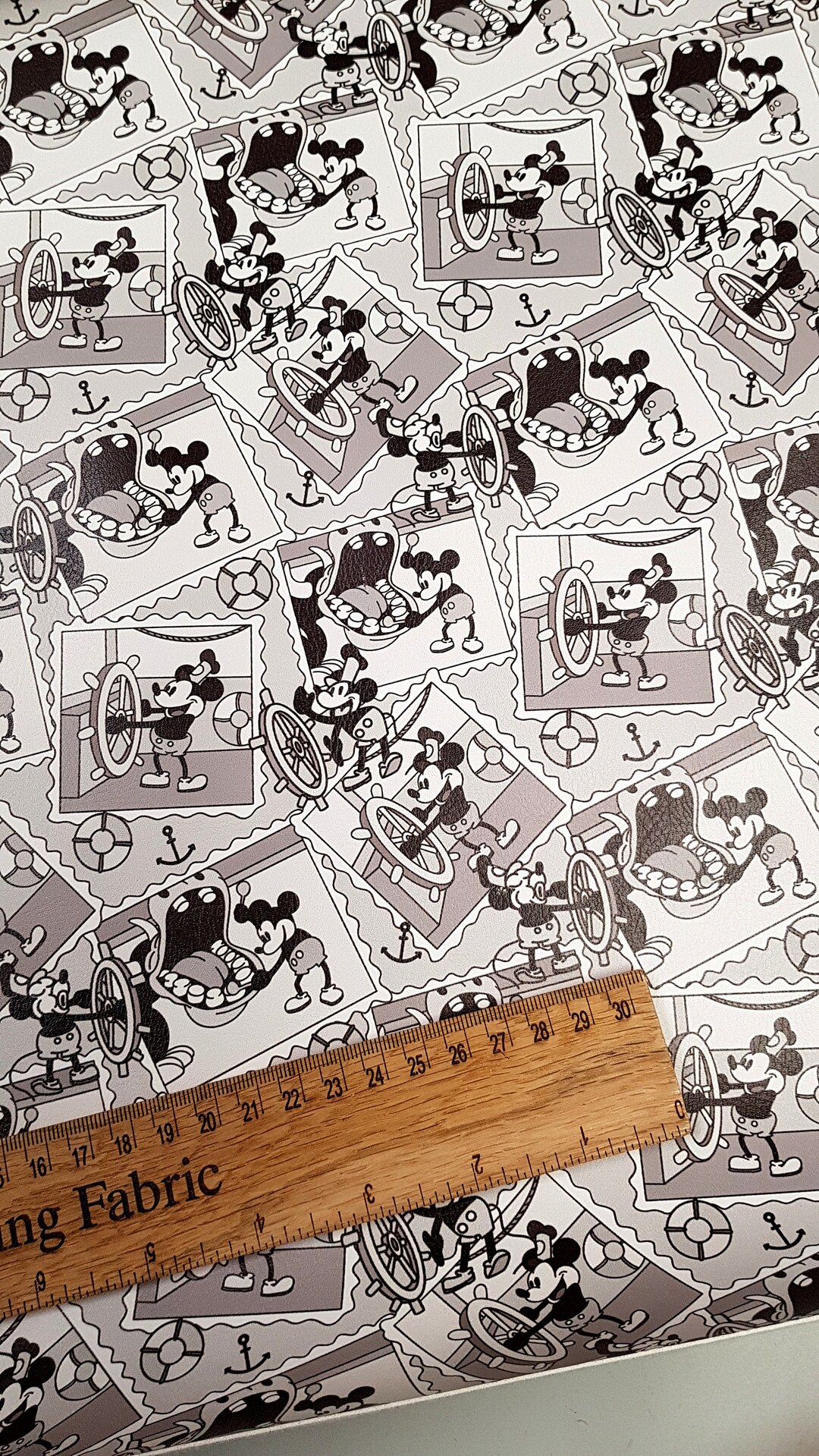 Steamboat Willie Faux Leather, Mouse Vinyl, Boat Vinyl, Vinyl Material ...