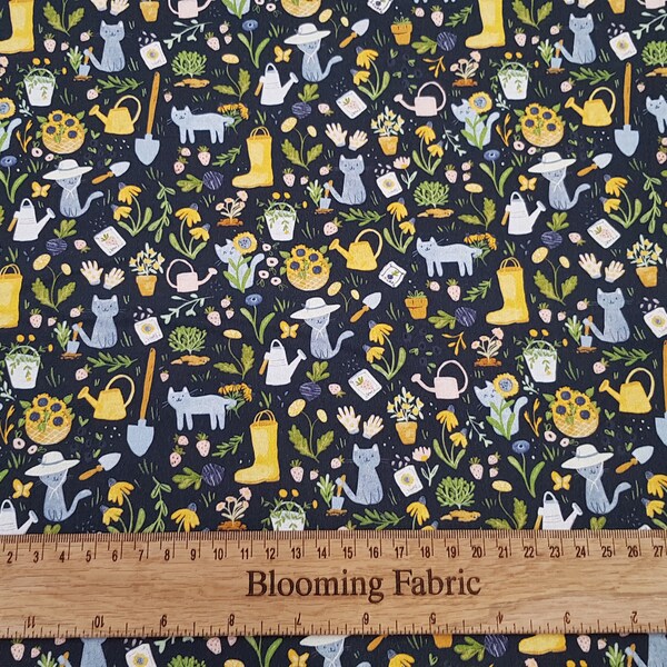 Cat Fabric - Etsy