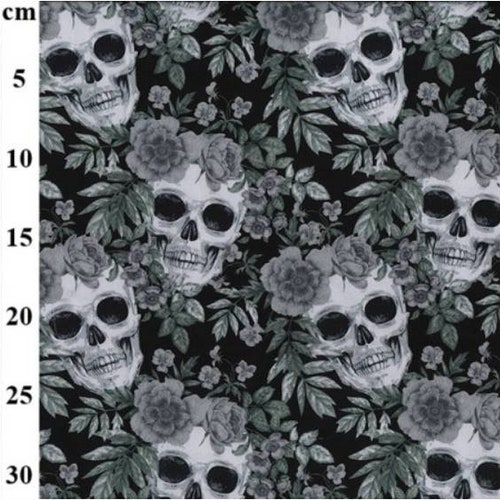 Materials Jewelry Beauty Wicked Fog Halloween Fabric Skull Fabric Quilting Fabric Cotton materials-jewelry-beauty-wicked-fog-halloween-fabric-skull-fabric-quilting-fabric-cotton
