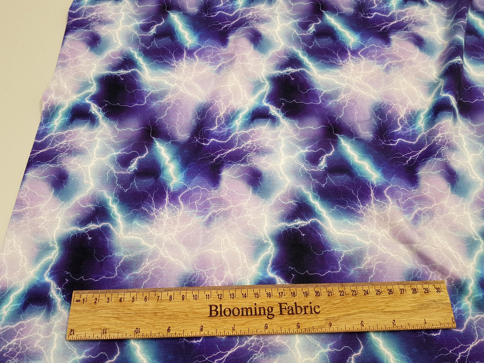 Tie dye cotton jersey Lightning fabric knit fabric by the | Etsy