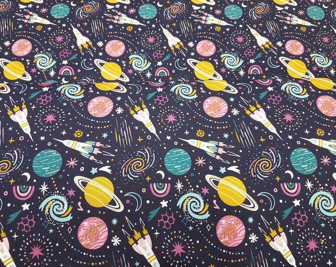 Space Fabric, Outer Space, Solar System Fabric, Galaxy Fabric, Stars ...