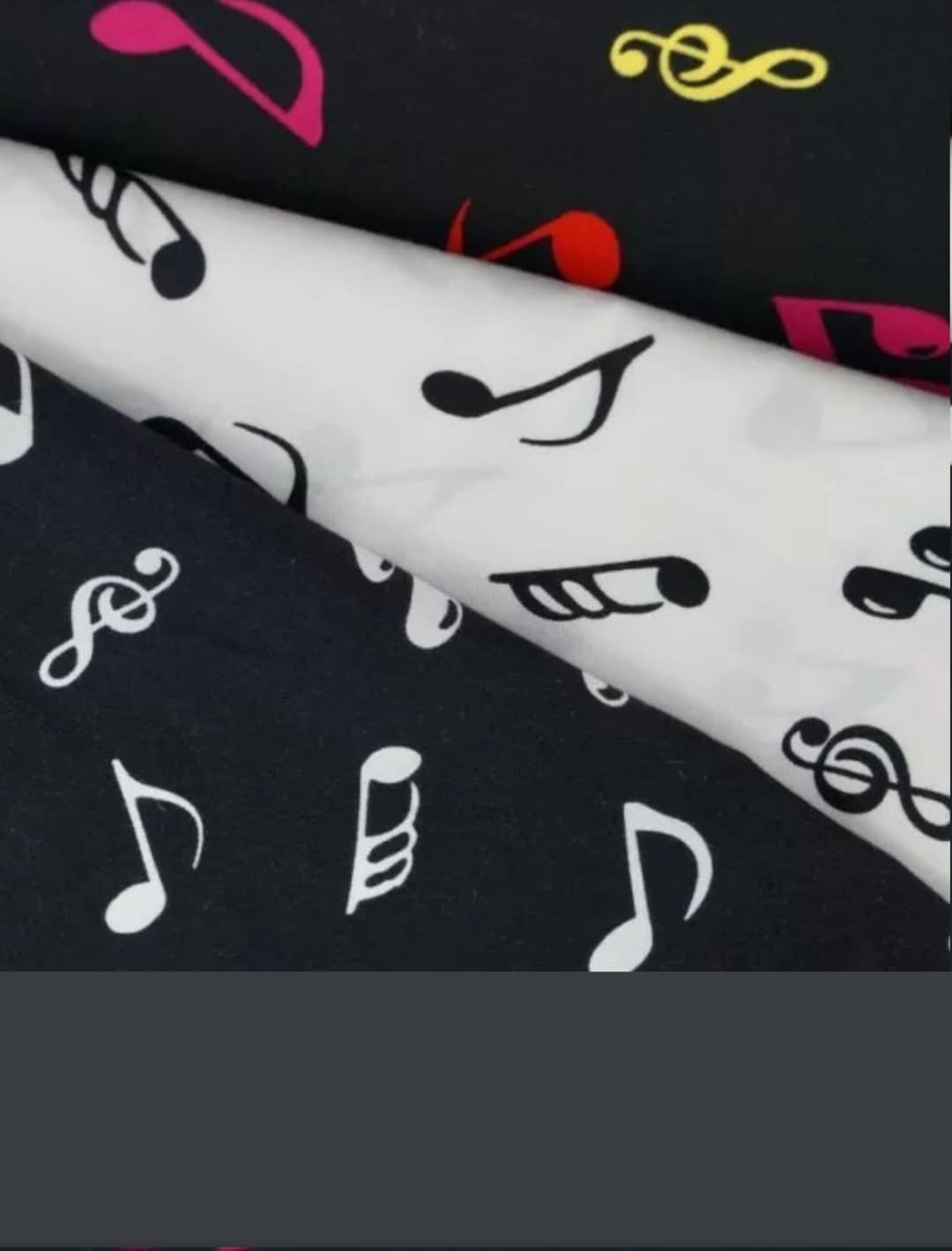 Music Notes Fabric Musical Instruments Craft and Clothing, Quilting ...