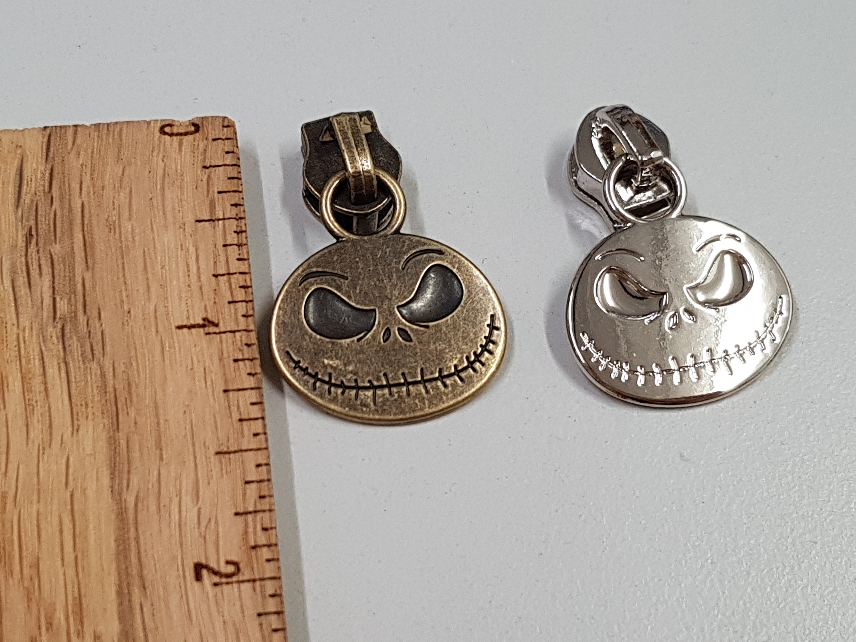 Purse Notions Sewing & Fiber Zipper Pull skellington nylon bag making ...