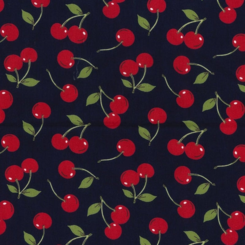 Cherry Fabric - Etsy