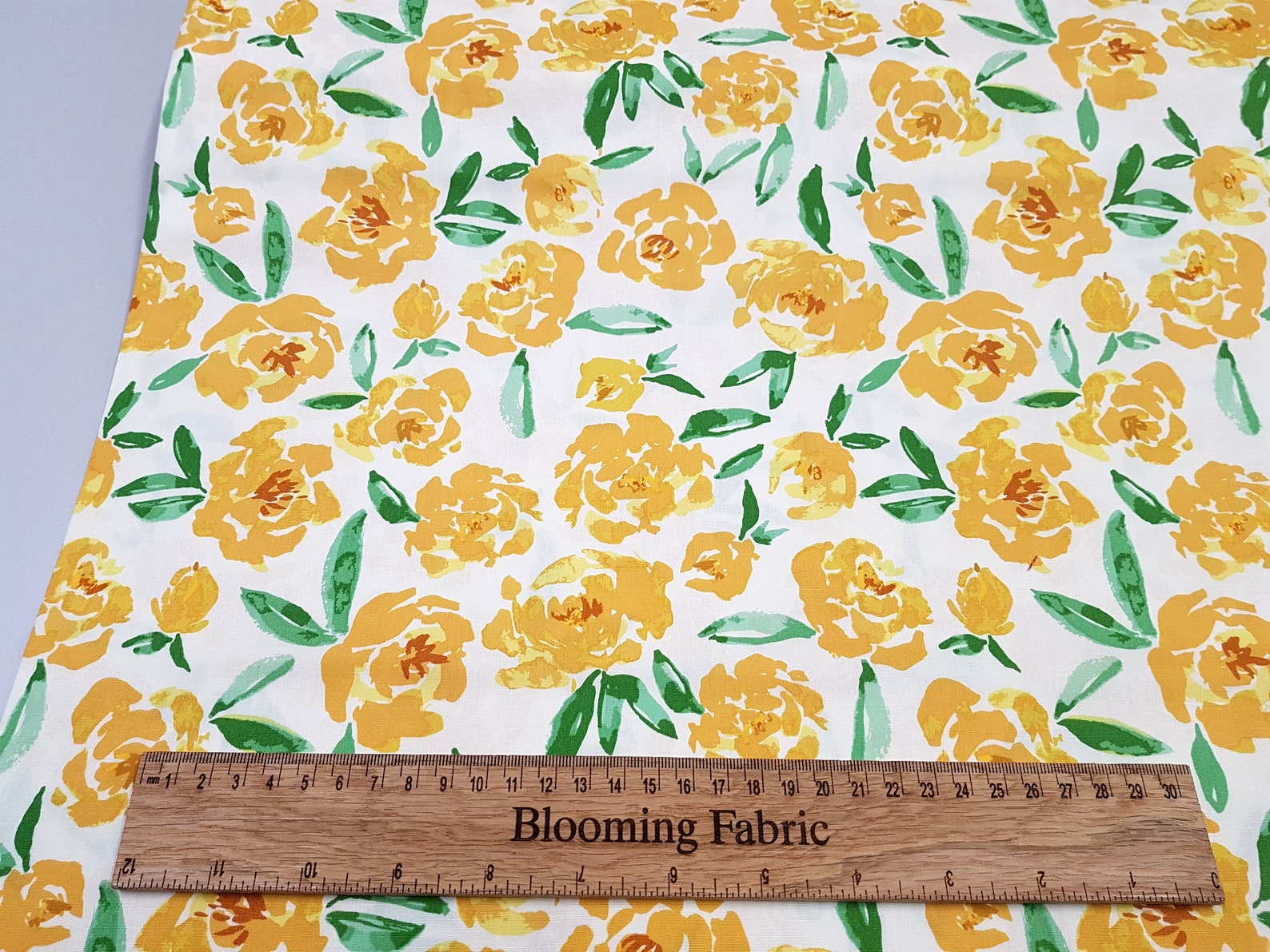 Yellow Flower Fabric 100% Woven Cotton Art Gallery Fabrics - Etsy