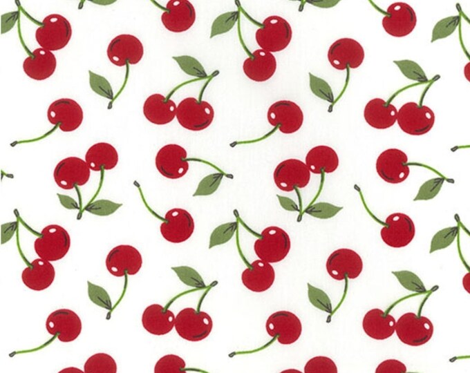 Cherry Fabric, 100% Cotton Print, Craft and Clothing, Quilting Fabric ...