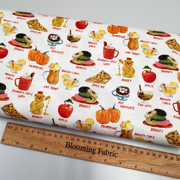 Food Fabric - Etsy