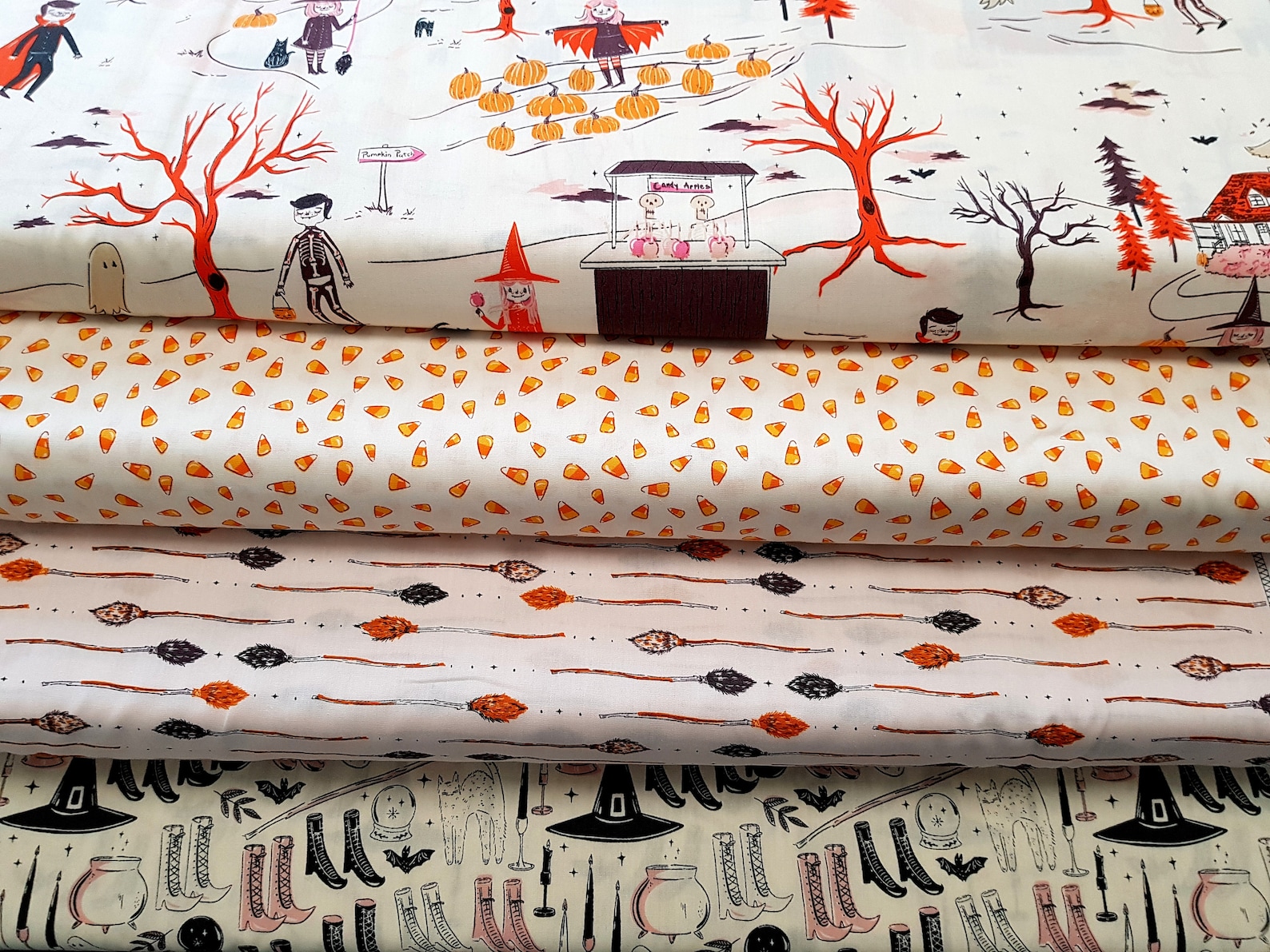 Witch Fabric Witch Wardrobe Fabric Witch Shoes Fabric Craft | Etsy