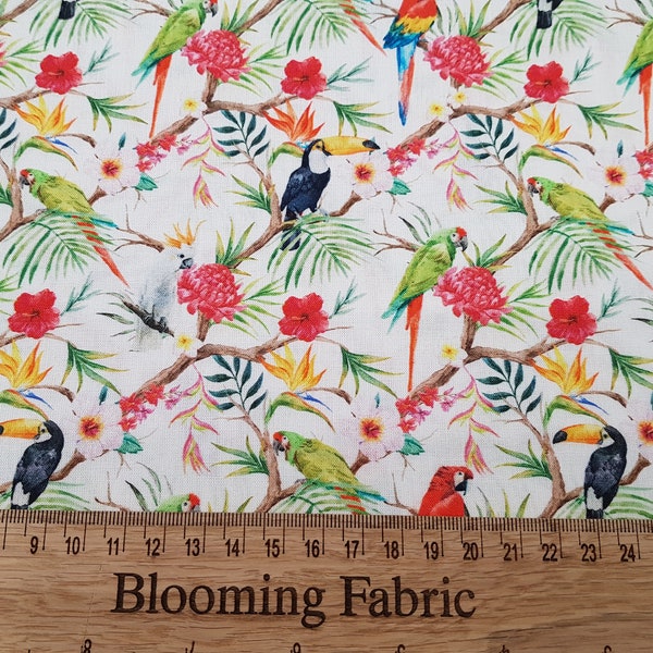 Toucan Fabric - Etsy