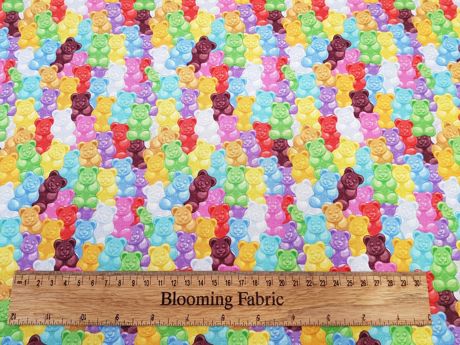 Gummy Bear fabric Candy fabric Food fabric print 100% | Etsy
