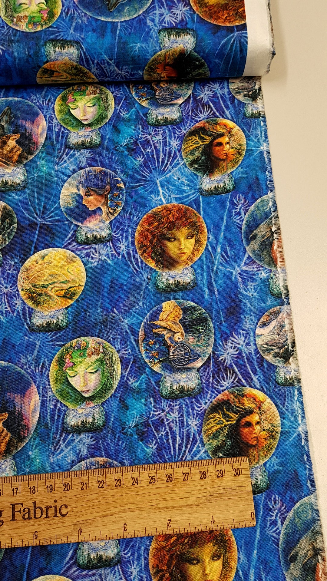 Magical Fabric, Owl Fabric, Craft and Clothing, Quilting Fabric Yard ...