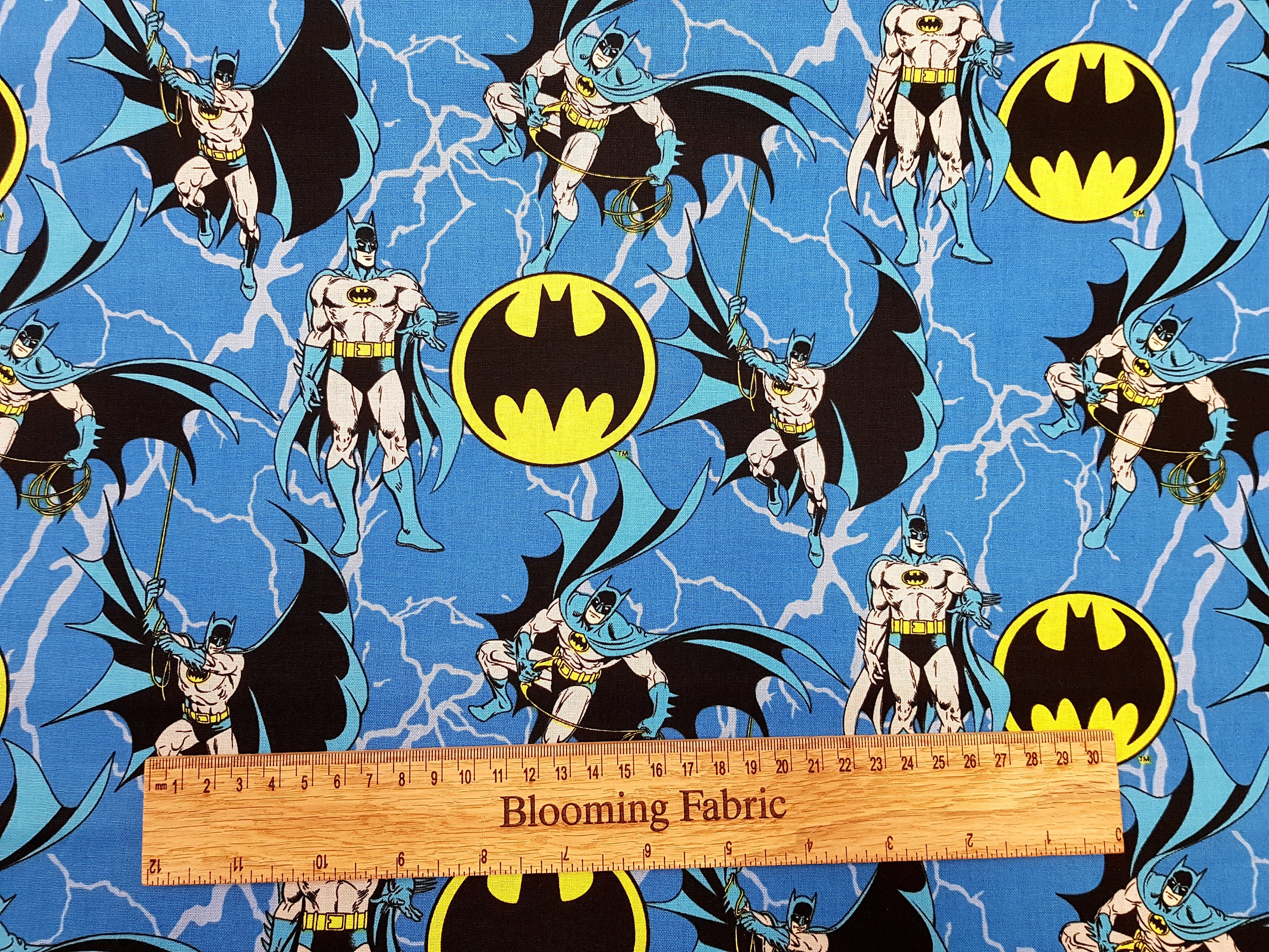 Batman Fabric, Superhero Fabric, 100% Cotton Print, Craft and Clothing ...