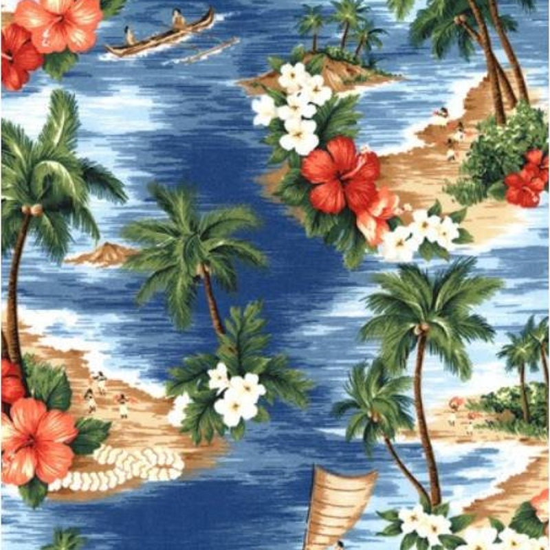 Palm Tree Fabric - Etsy