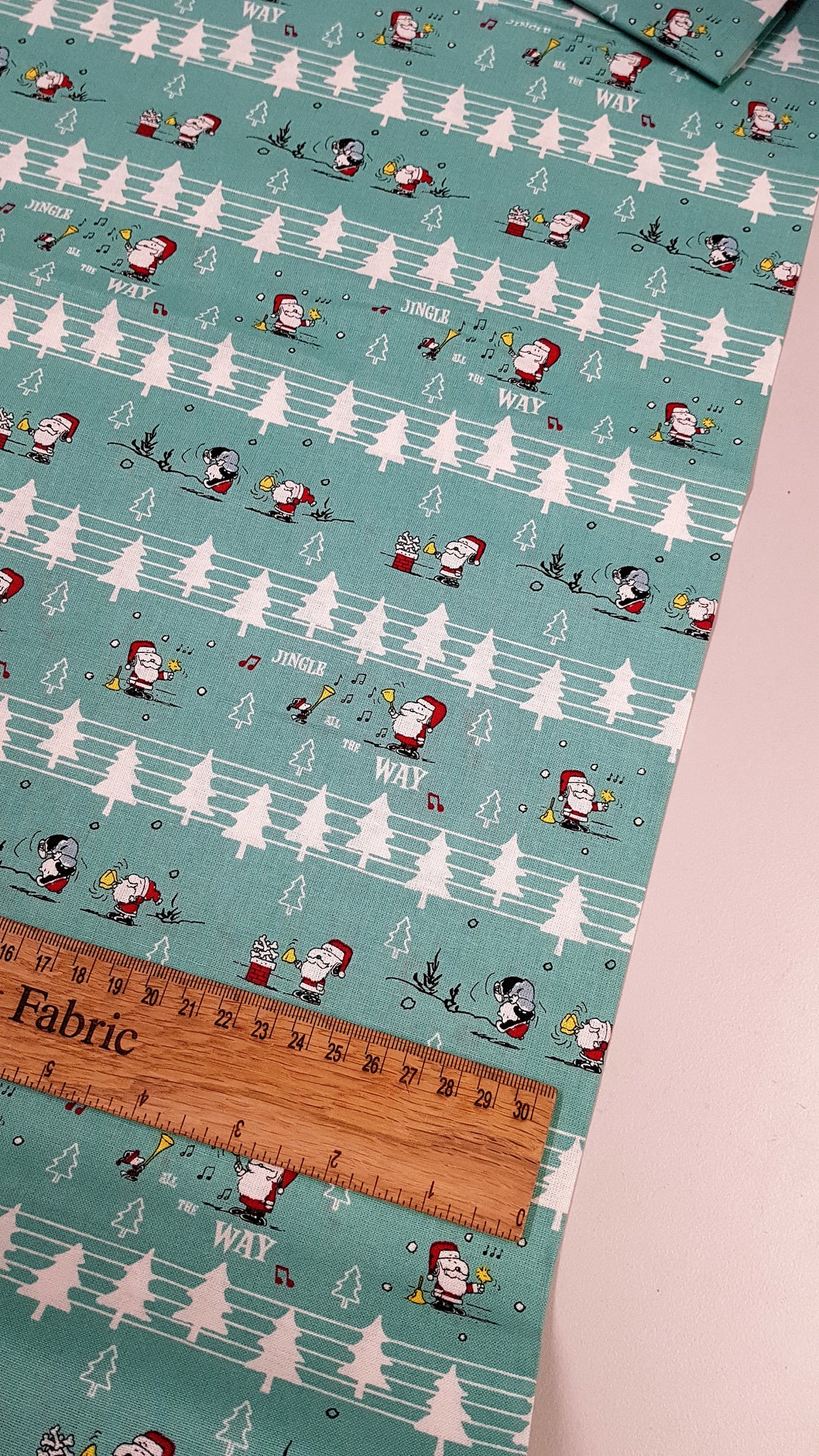 Snoopy Fabric, Peanuts Fabric, Jingle All the Way, Christmas Fabric ...