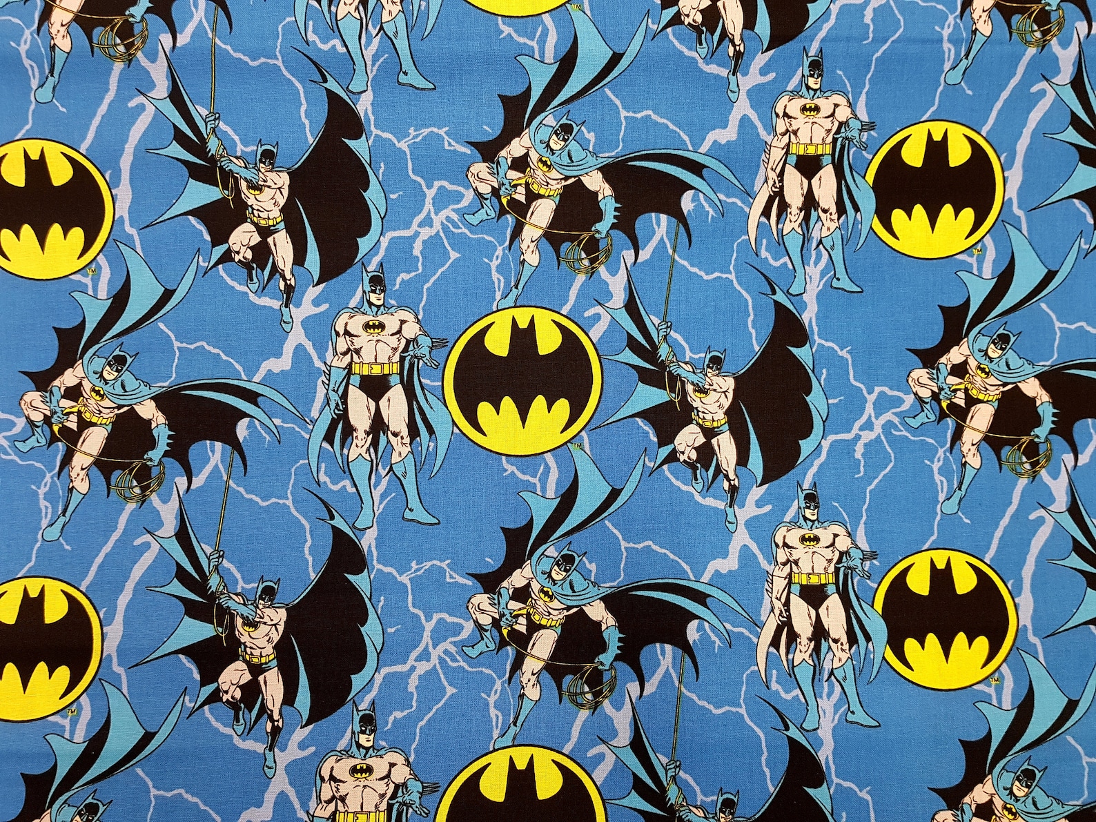 Batman Fabric Superhero Fabric 100% Cotton Print Craft and - Etsy Canada