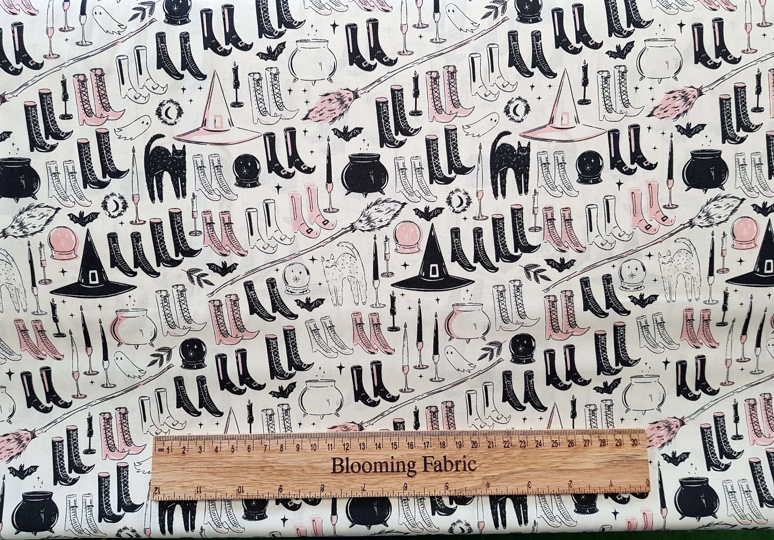 Witch Fabric, Witch Wardrobe Fabric, Witch Shoes Fabric, Craft and ...