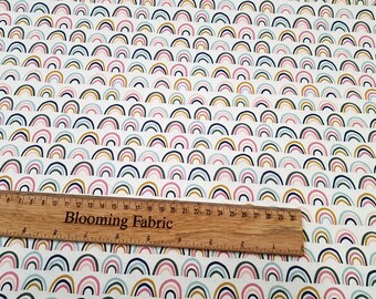 Rainbow Print Fabric | Etsy