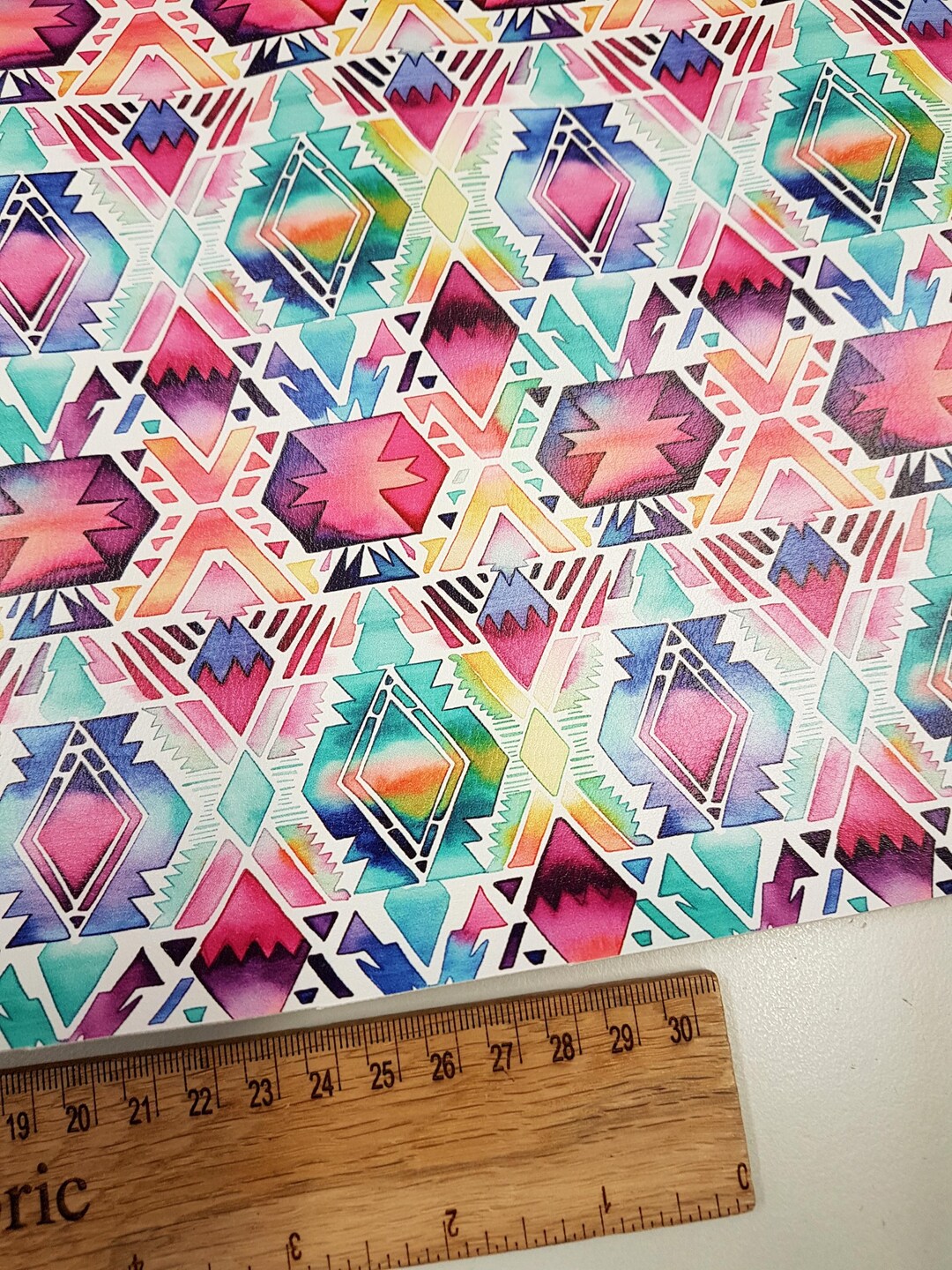 Aztec Pastel Vinyl Material, PVC Material, Bag Making Material, Purse ...