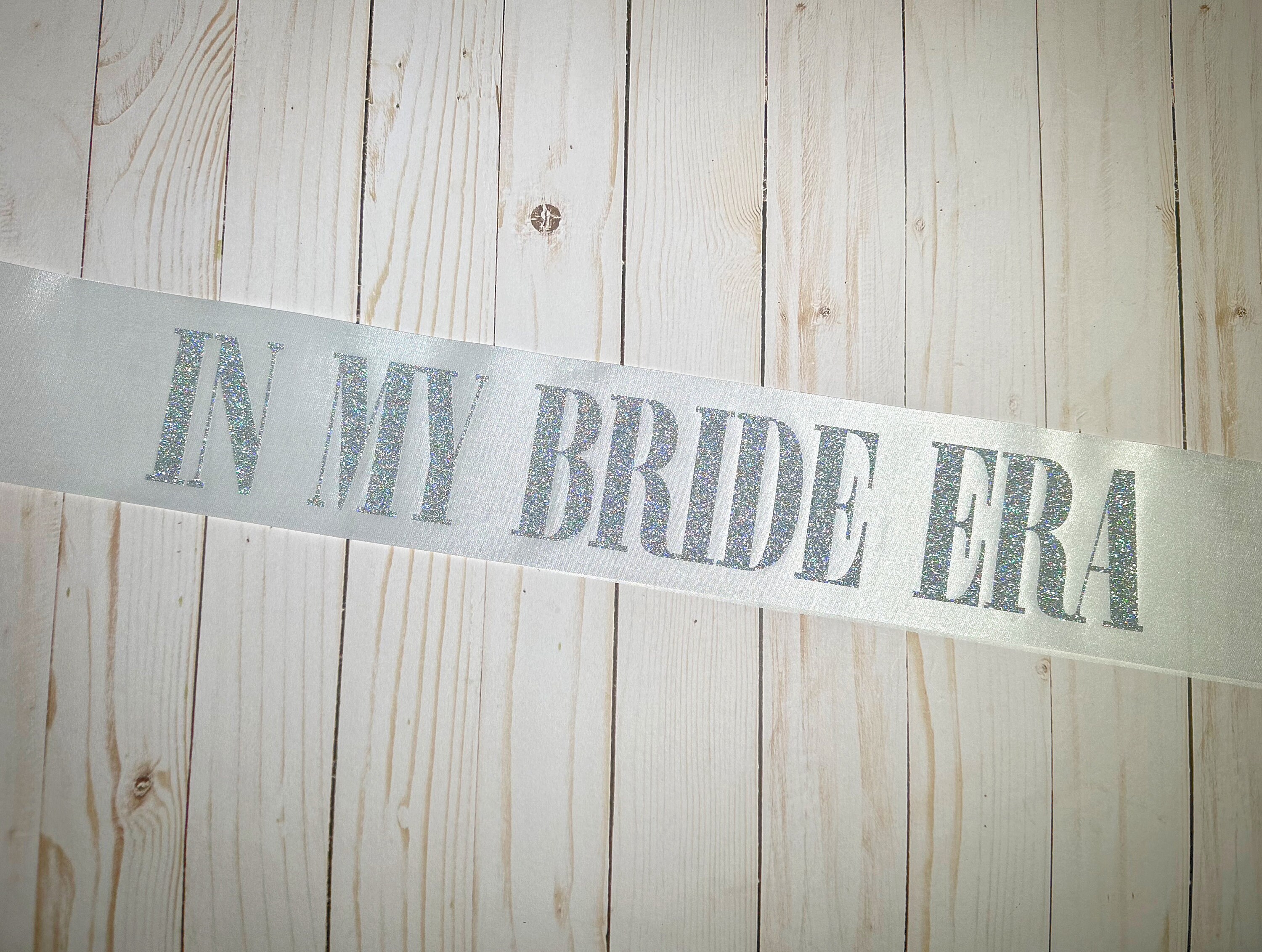 In My Bride Era Sash Bride to Be Sash Bridal Sash Bachelorette Party ...