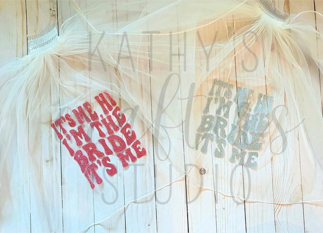 It’s Me Hi I’m the Bride It’s Me Veil | Bride to Be Veil | Bridal Veil ...