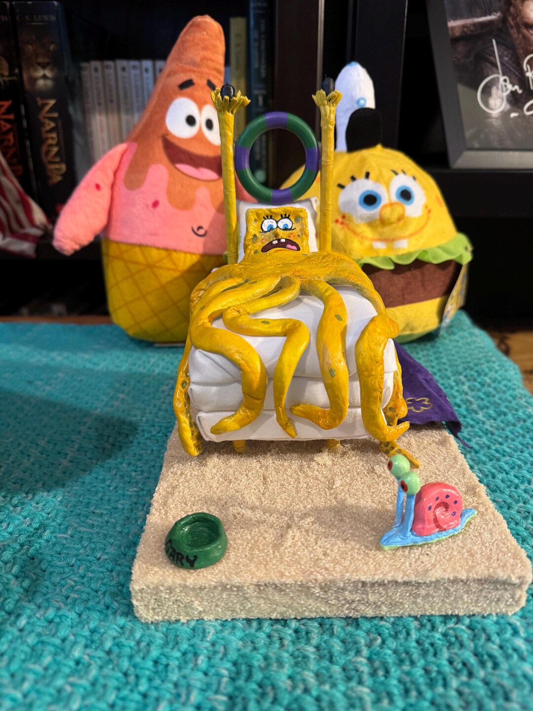 Banned Cartoon Sponge Sculpture/figure/home Decor - Etsy