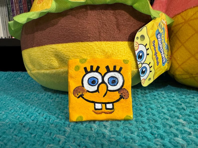 Spongebob Squarepants Face Magnet - Etsy