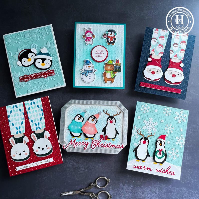 Adorable Christmas Card Collection - Etsy