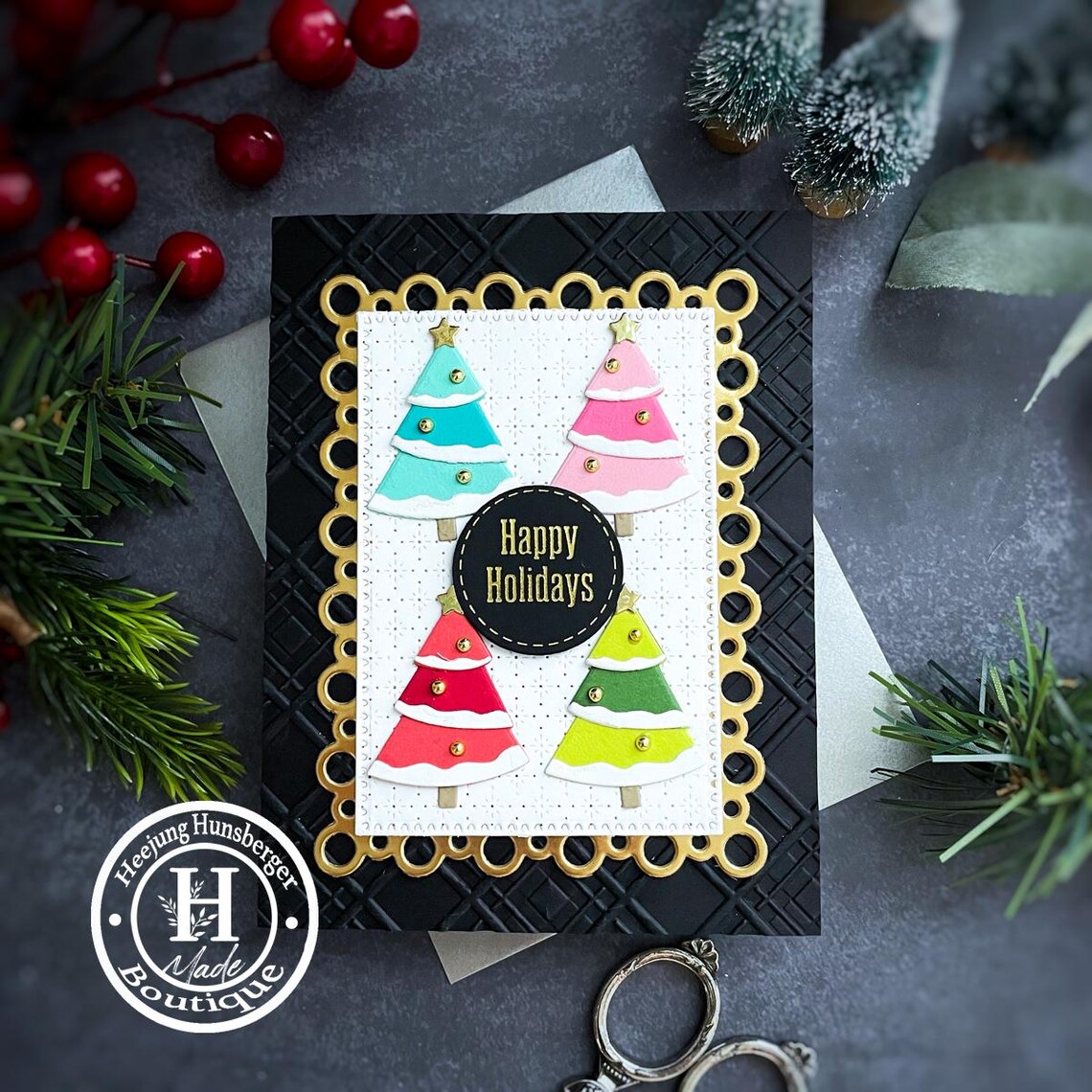 Spellbinders Christmas Cards Collection - Etsy