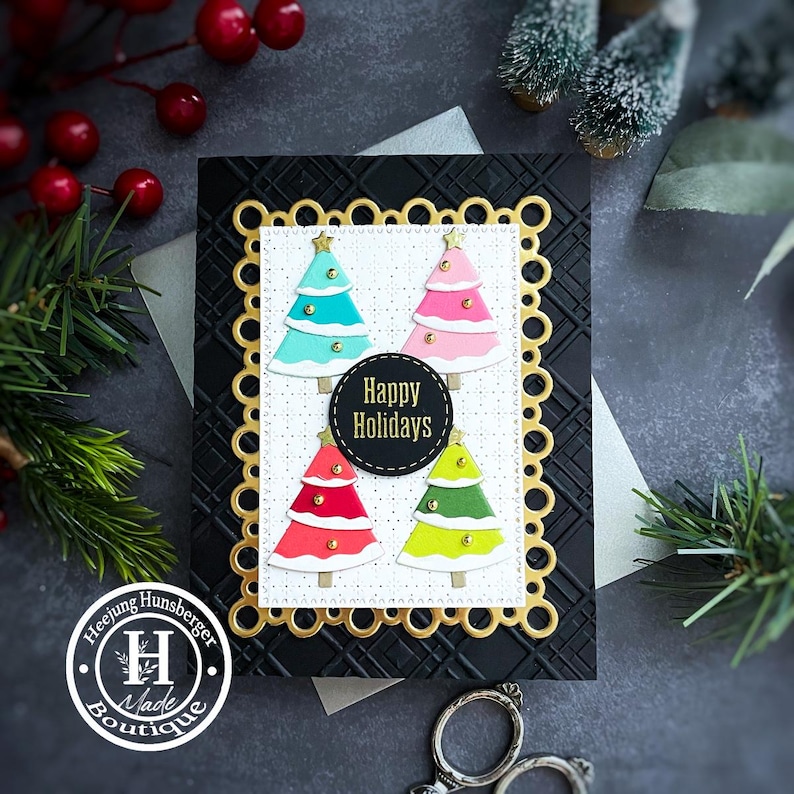 Spellbinders Christmas Cards Collection - Etsy