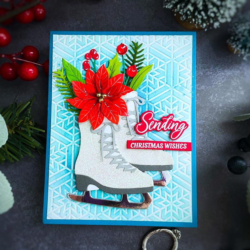 Spellbinders Christmas Cards Collection - Etsy