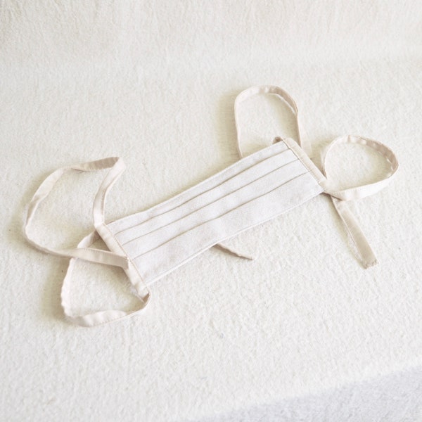 Tie Back Face Mask - Etsy