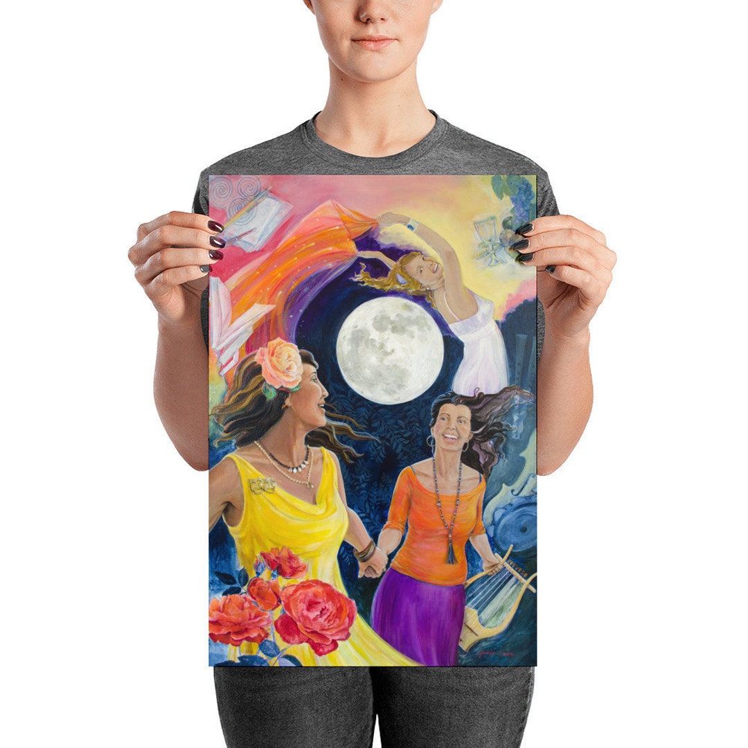 The Three Graces Art Print, 12x18 24x36, Open Edition Print of My ...