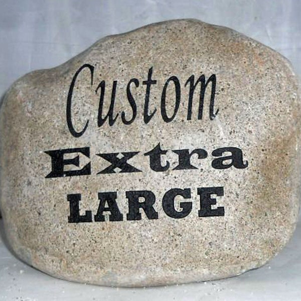Engraved Stone - Etsy