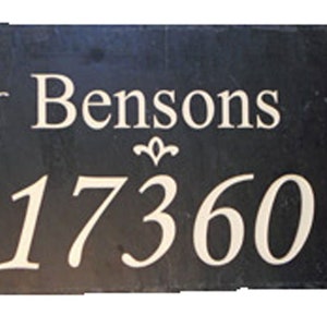 Custom Slate Signs | Slate House Signs | Slate Business Signs | Slate ...