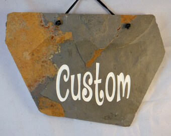 Custom Slate Sign - Etsy