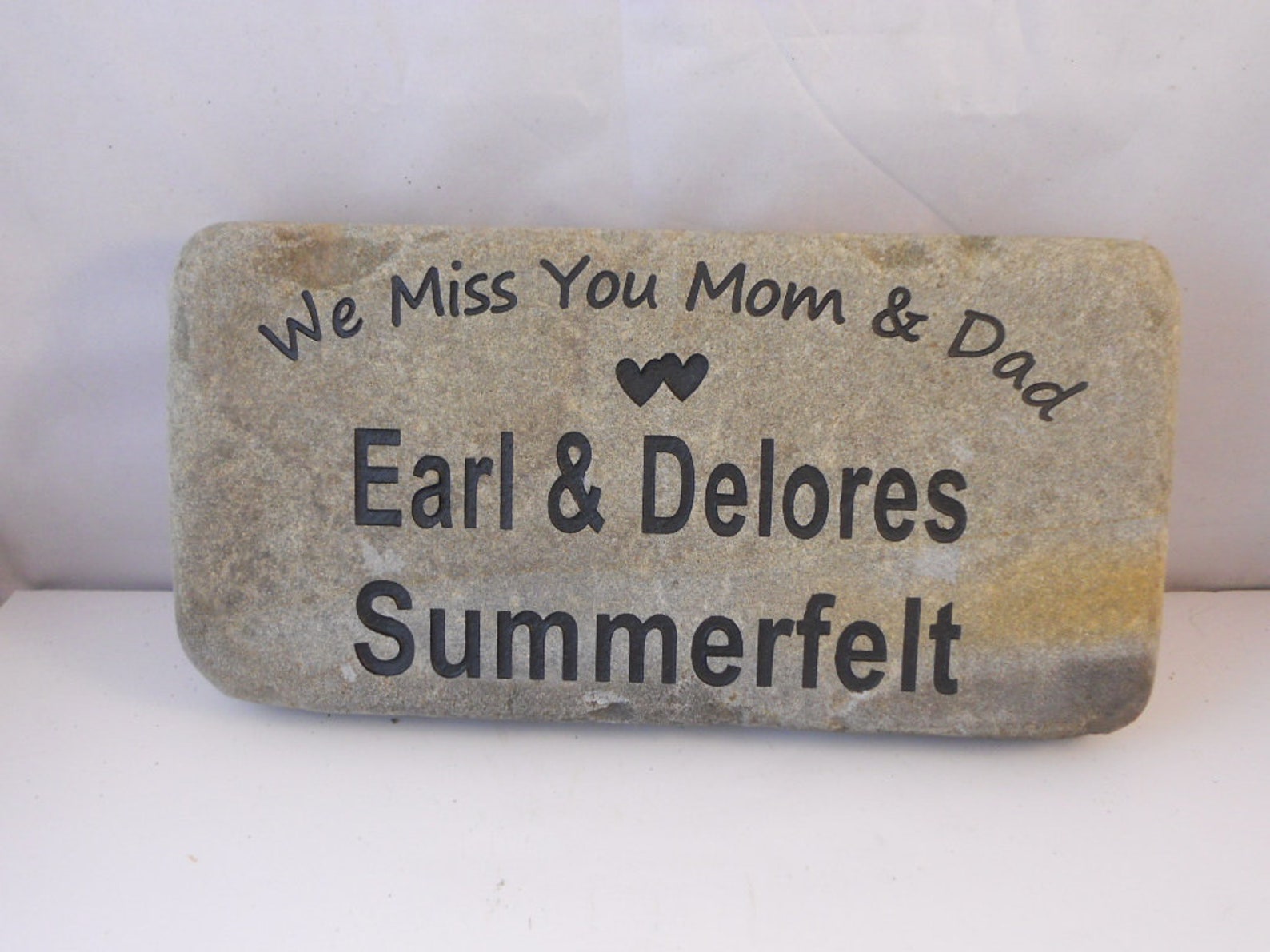 Bluestone Rock, 6" X 12" Paver Custom Engraved Memorial Sign, Custom ...