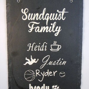Custom Slate Signs | Slate House Signs | Slate Business Signs | Slate ...