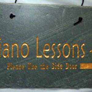 Custom Slate Signs | Slate House Signs | Slate Business Signs | Slate ...