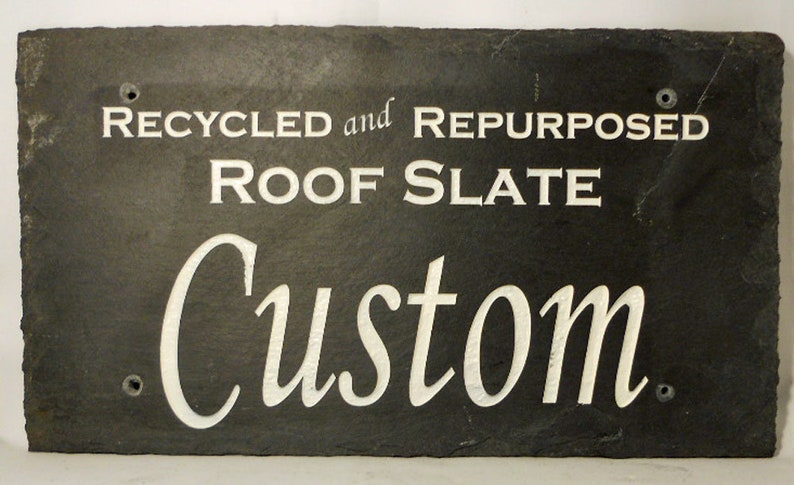 Custom Slate Signs Slate House Signs Slate Business Signs - Etsy