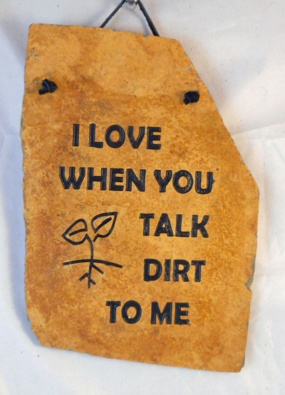 Gardener Gift Handmade Hanging Slate Sign: "i Love It When You Talk ...