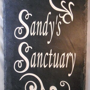 Custom Slate Signs | Slate House Signs | Slate Business Signs | Slate ...