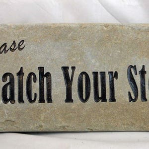 Bluestone Rock, 6" X 12" Paver Custom Engraved Memorial Sign, Custom ...