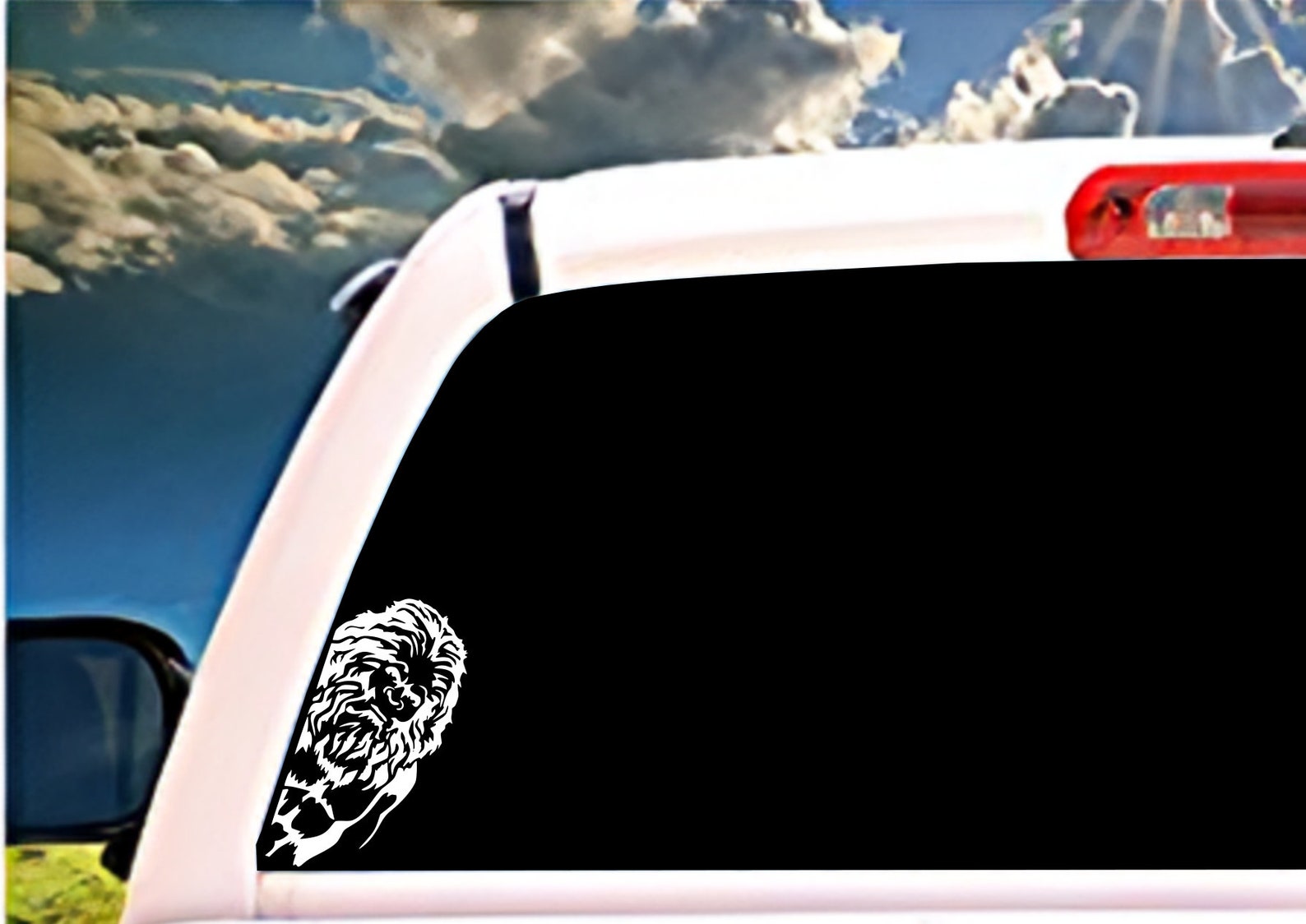Bigfoot Peeking, Sasquatch Peeking, Vinyl Decal, Bigfoot, Sasquatch ...