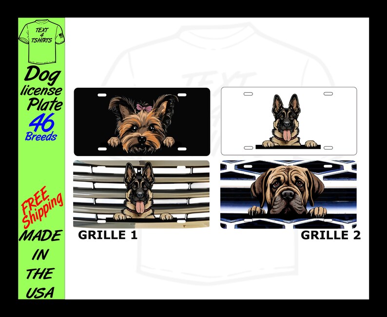 Dog Breed Funny License Plate/ Plates Specific Breed/ Aluminum - Etsy