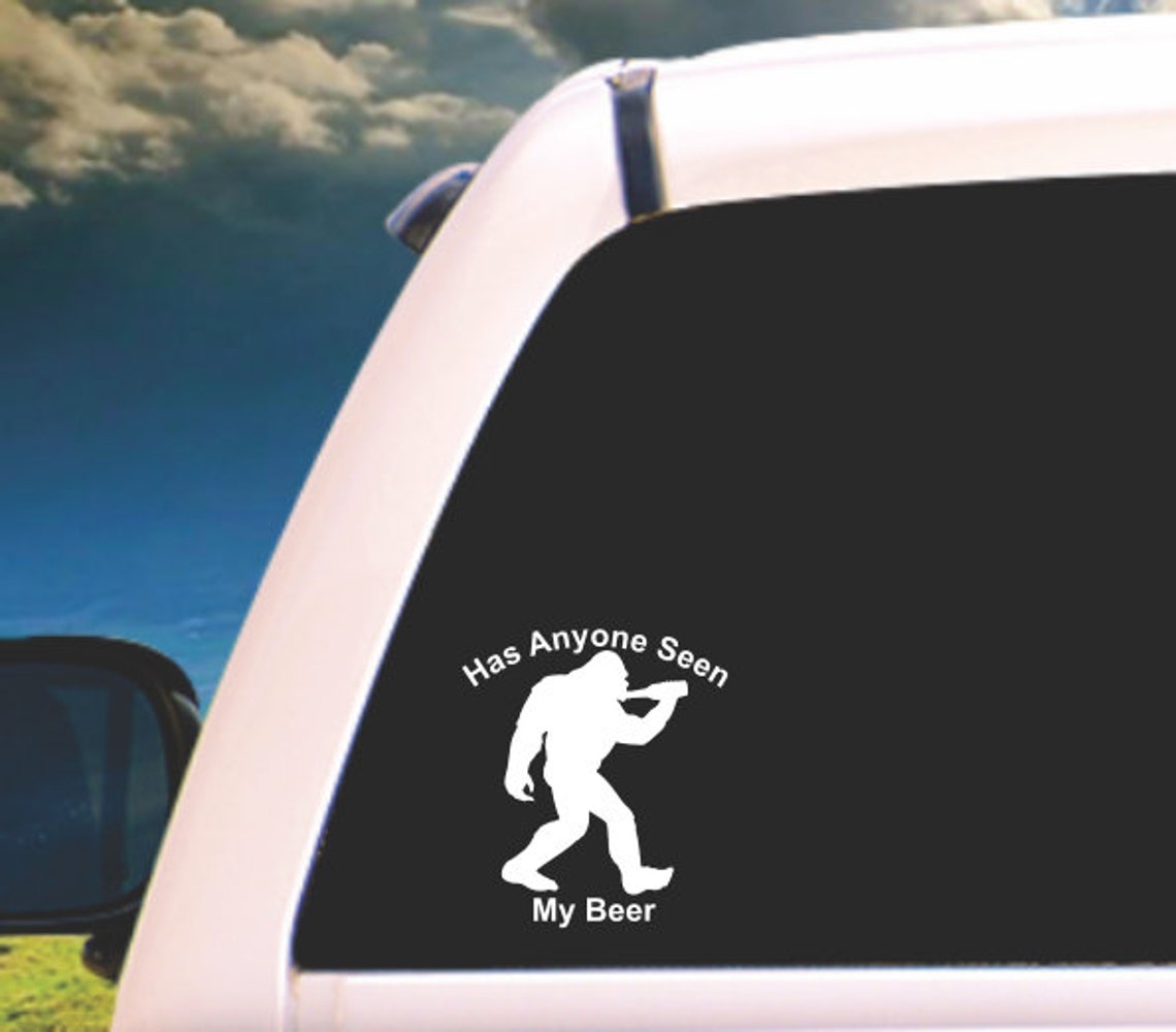 Bigfoot Sasquatch Vinyl Decal Window Wall Any Smooth Surface - Etsy