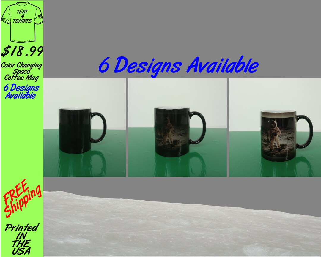 Color Changing Coffee Mug, Space Coffee Cup, 6 Designs,dishwasher Safe ...