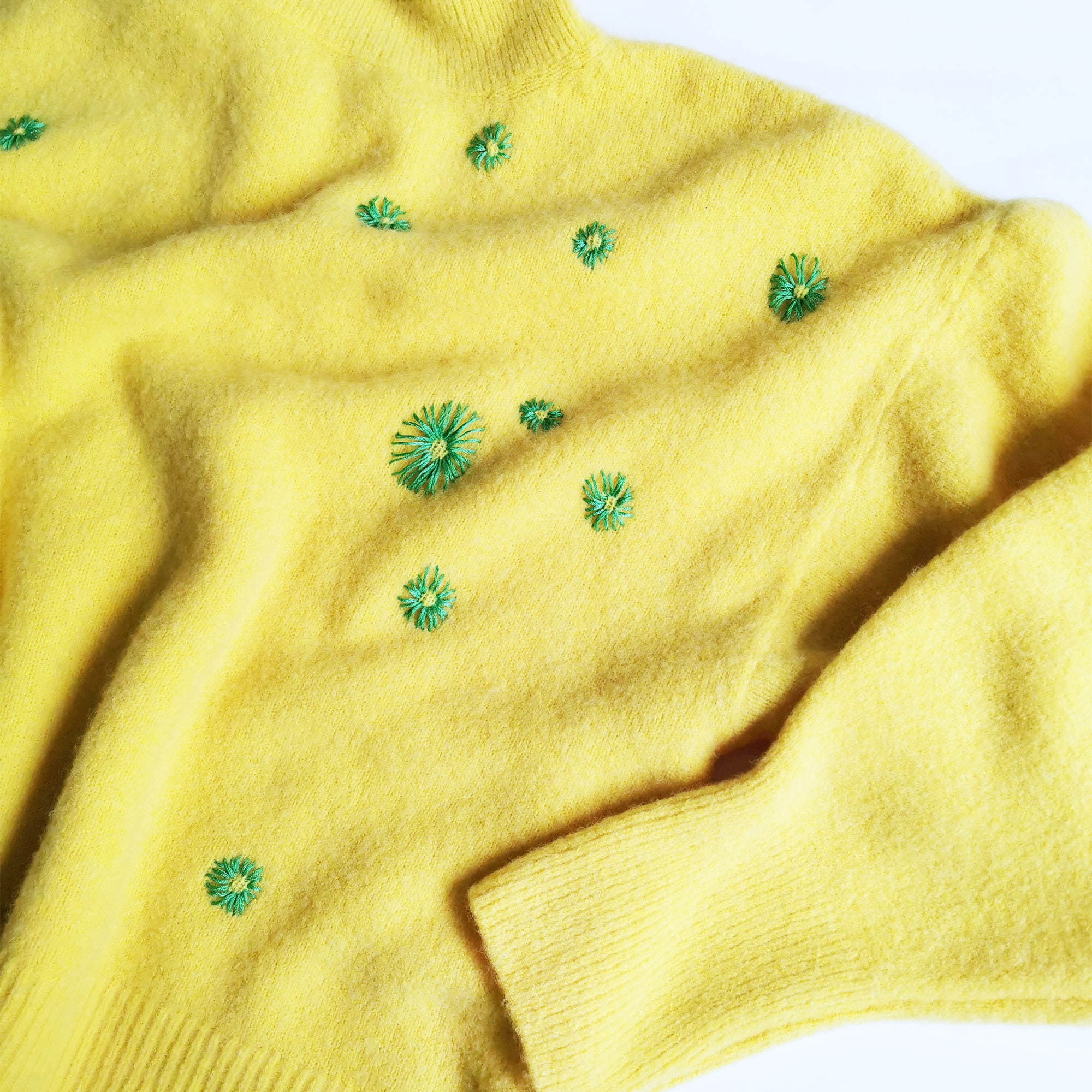 Daisy Oversized Fluffy Wool Blend Jumper Yellow - Etsy