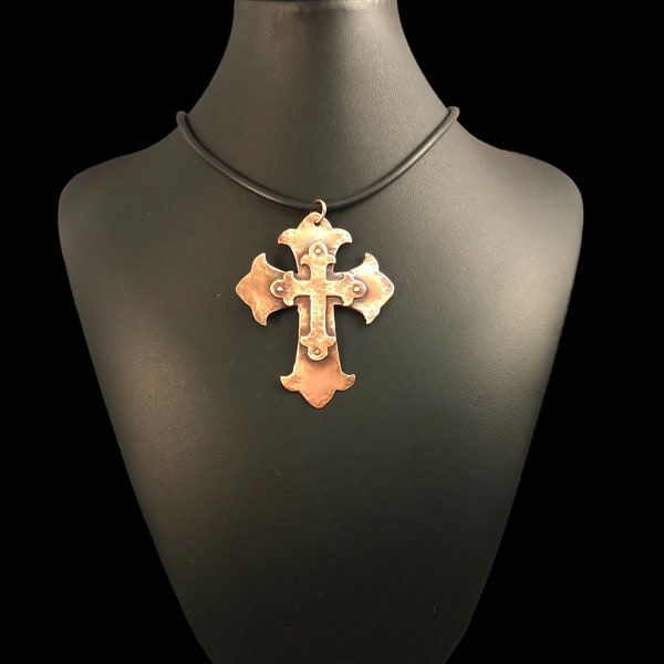 Copper Cross - Etsy