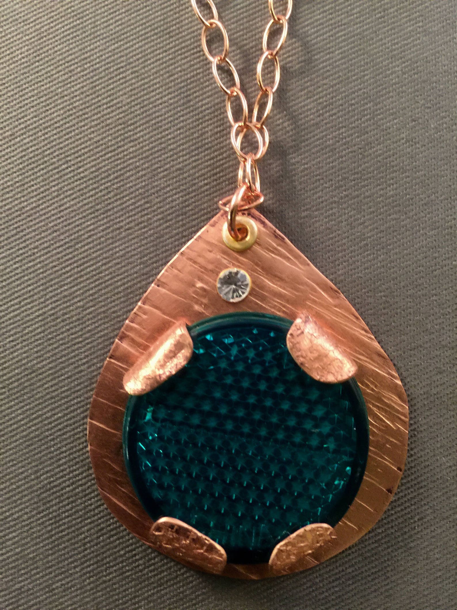 Reflections Copper Pendant - Etsy