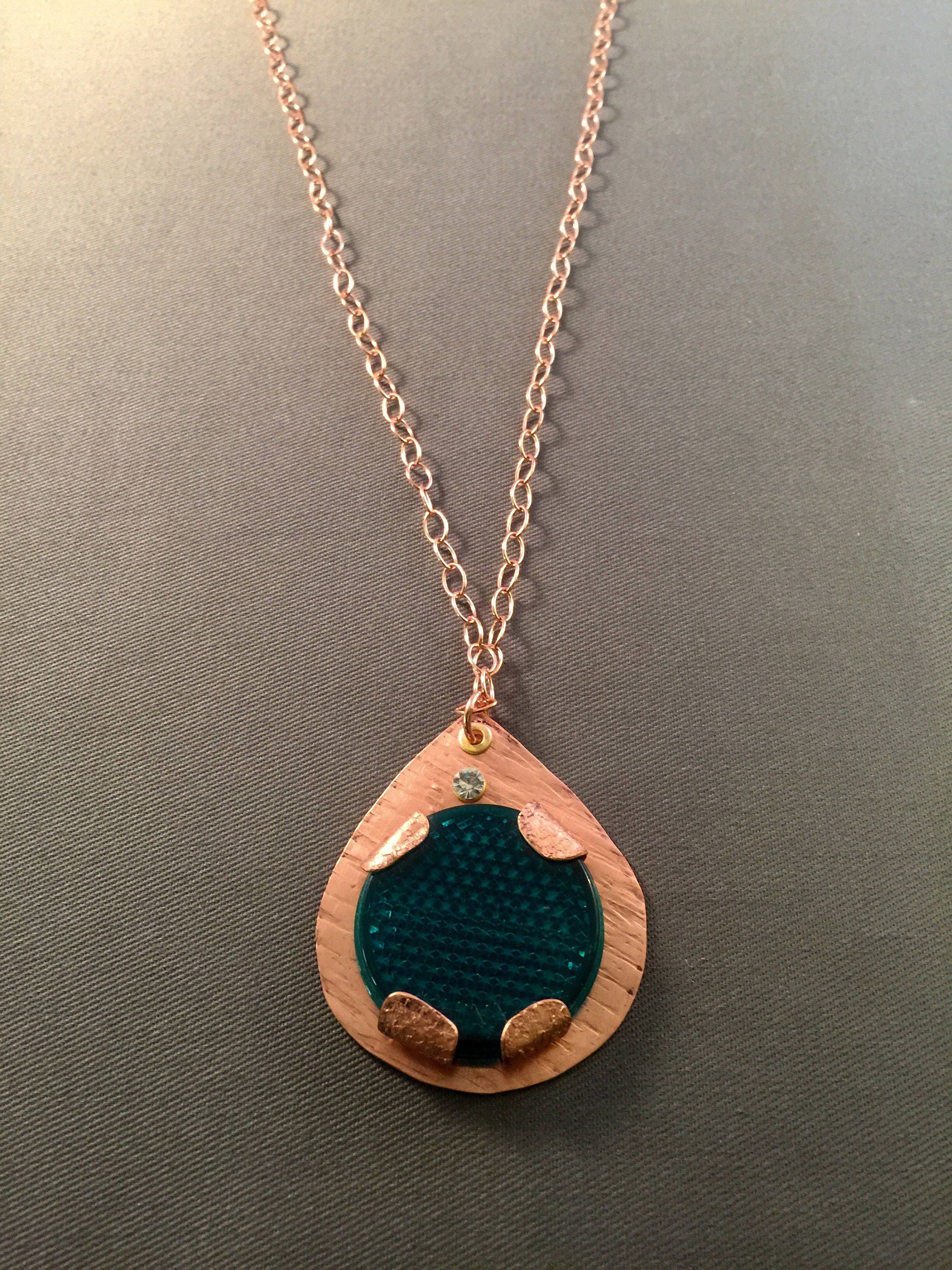 Reflections Copper Pendant - Etsy